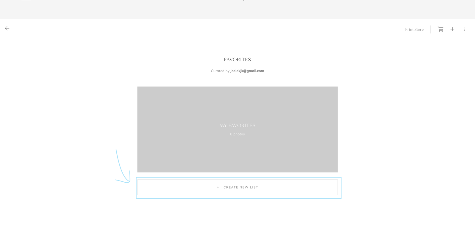 How to Create Favorite Lists in Your Gallery - Showit Blog